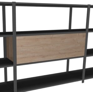 Flexwall-opbergelementen 1x klapdeur - Inbouw - 115 cm bij Easy4Office